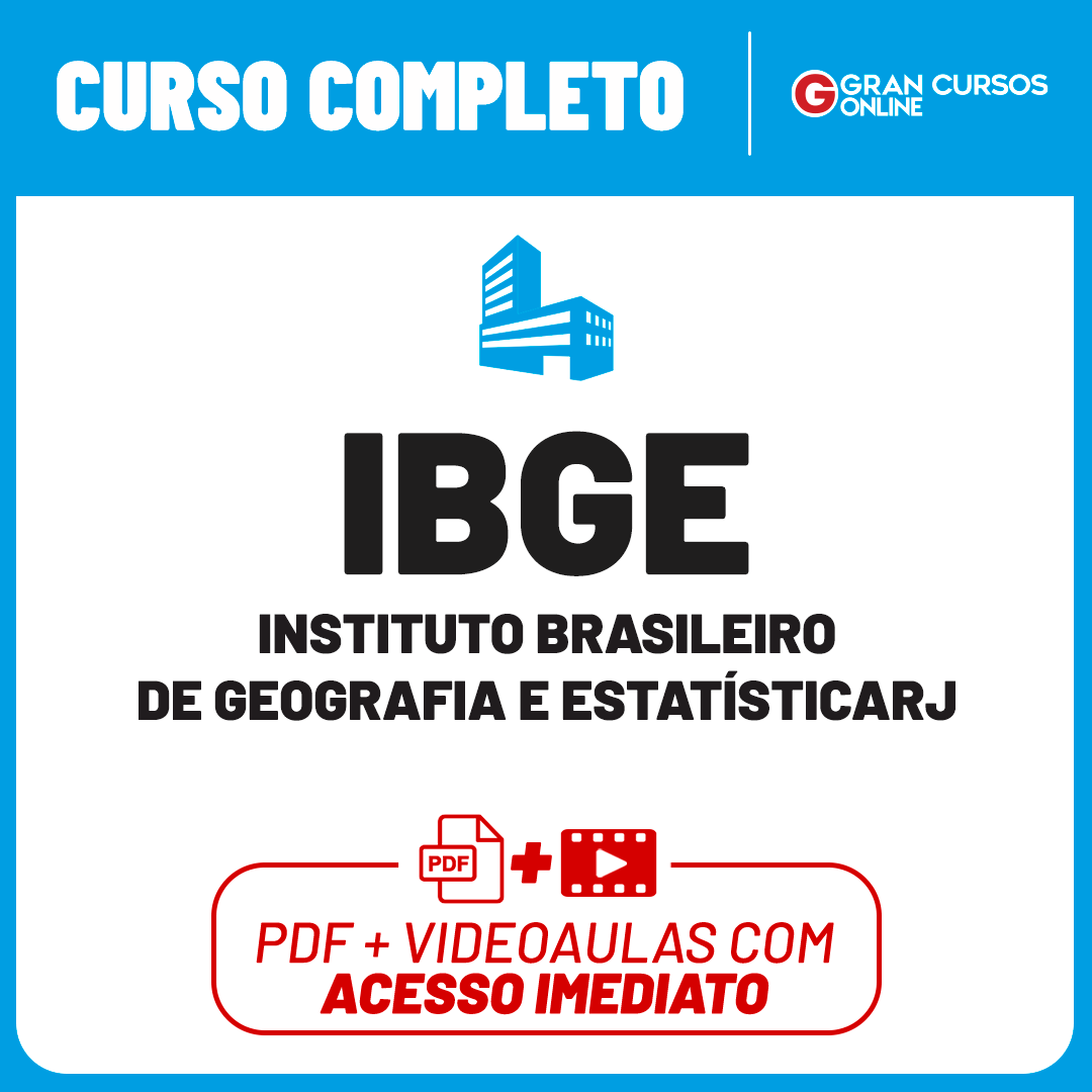 Concurso IBGE - Instituto Brasileiro de Geografia e Estatística/RJ ...